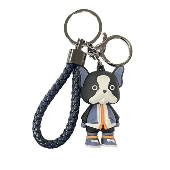 Frenchie Schoolboy And Schoolgirl Keychains | BATPIG Pet Supply